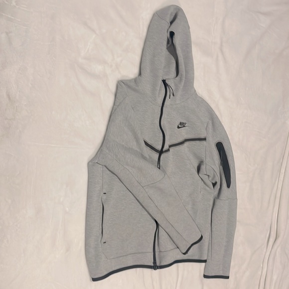 Nike | Sweaters | Nike Tech Medium Gray Nike Is A Flashy Iconic ...